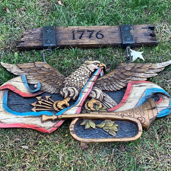 Wall Decor | 1969 Vanguard Studios Federal Eagle 3d Wall Plaque 35x26 ...